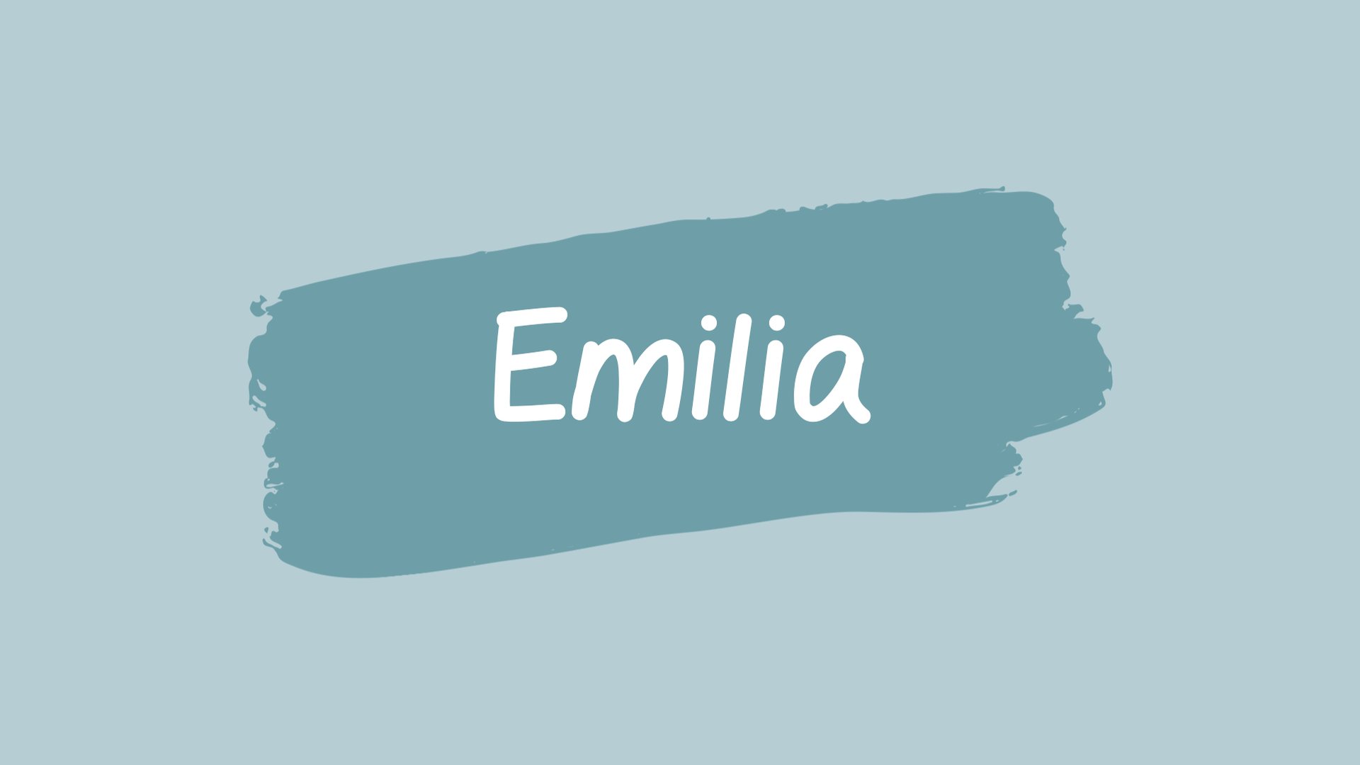 Emilia – Bedeutung und Herkunft des Mädchennamens