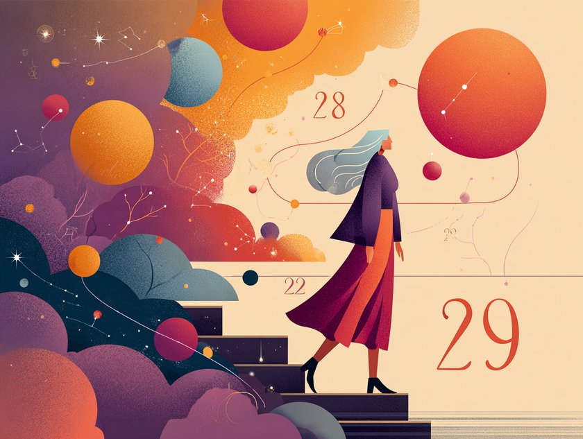 Kosmisches Timing: 3 Geburtsdaten, die im Alter ihre Glückssträhne finden