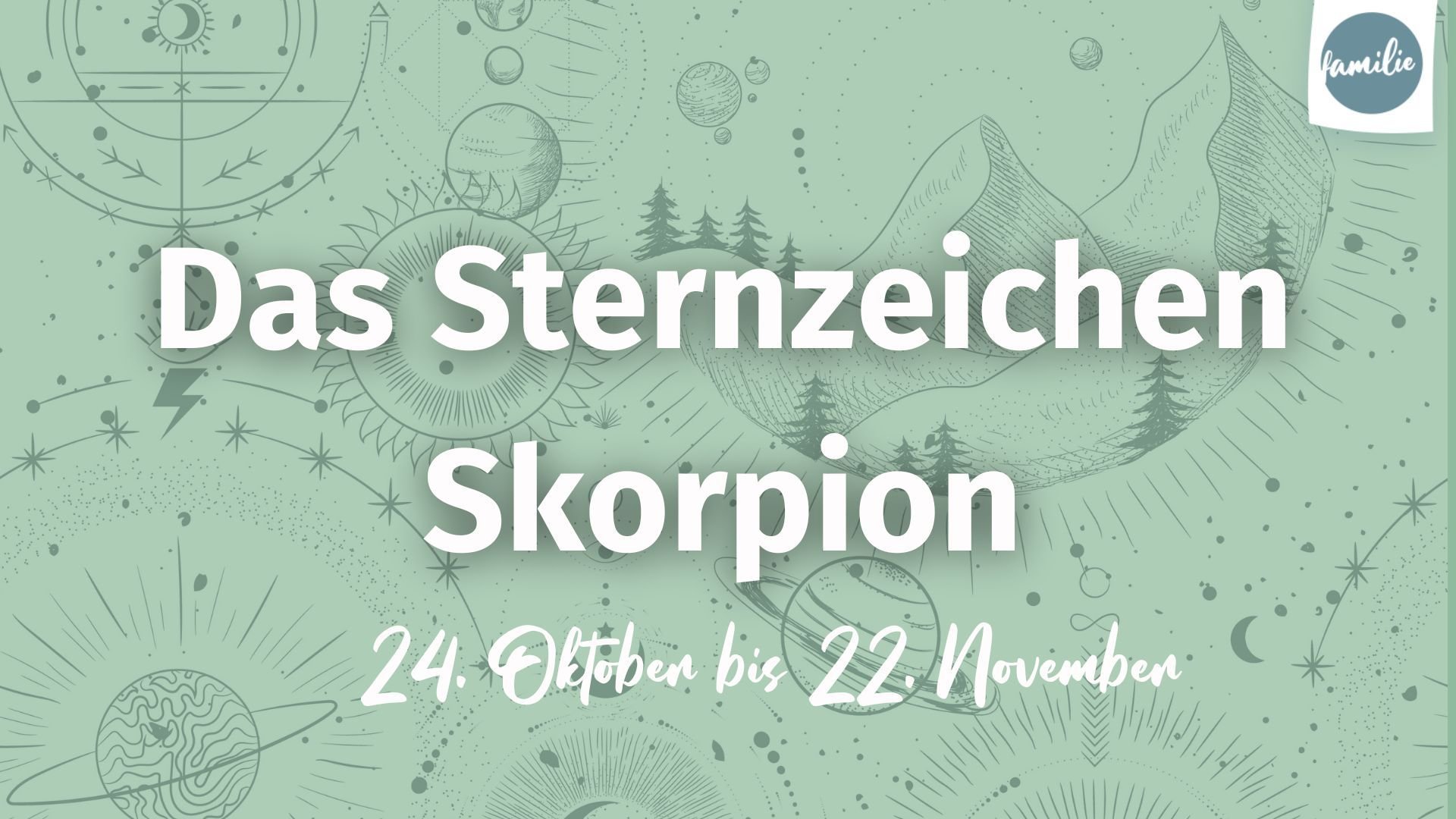 So ist das Sternzeichen Skorpion in der Liebe, im Leben und im Job