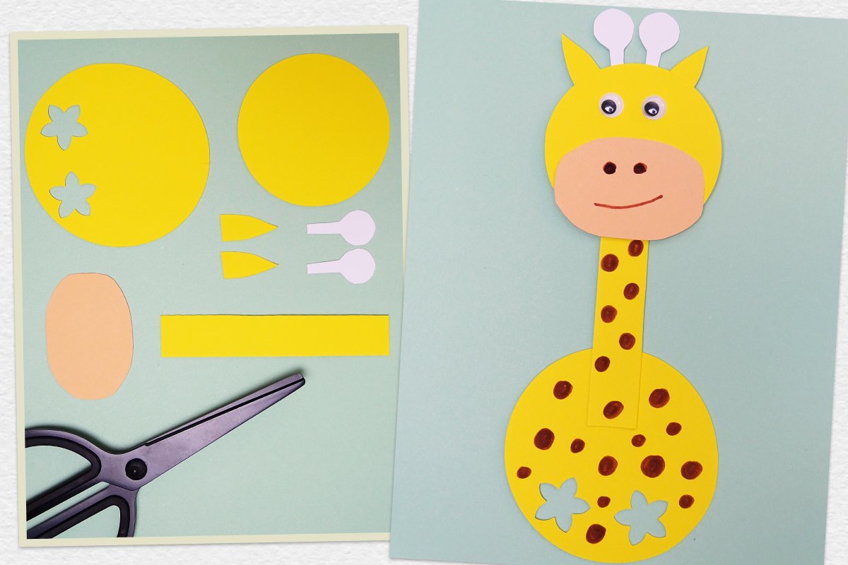 Fingertiere basteln aus Papier