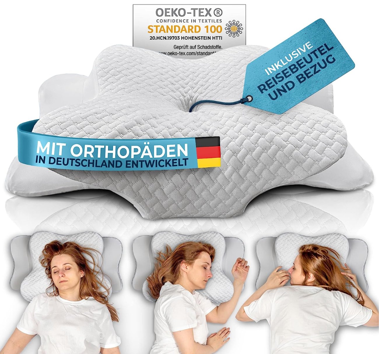 Seitenschläferkissen-Test: Das sind unsere 6 Favoriten